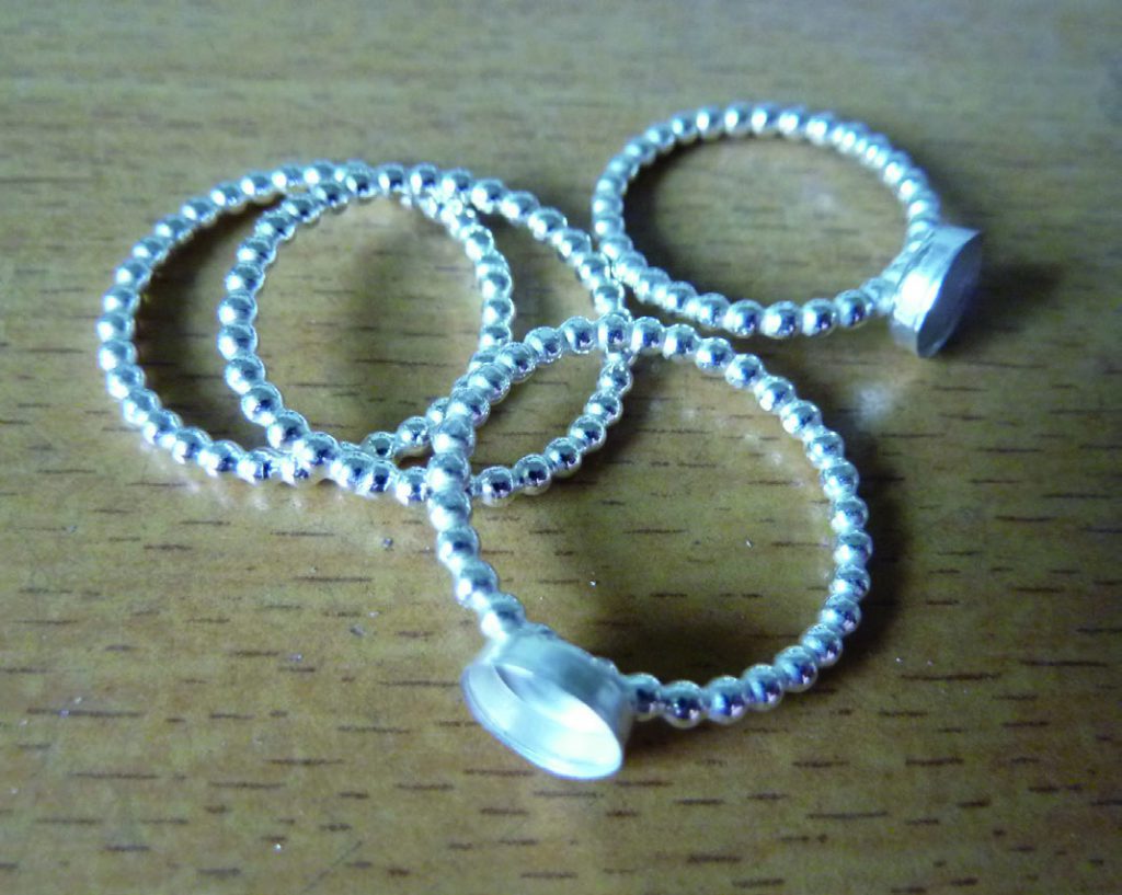 Colourful Silver Stacking Ring - The Bench