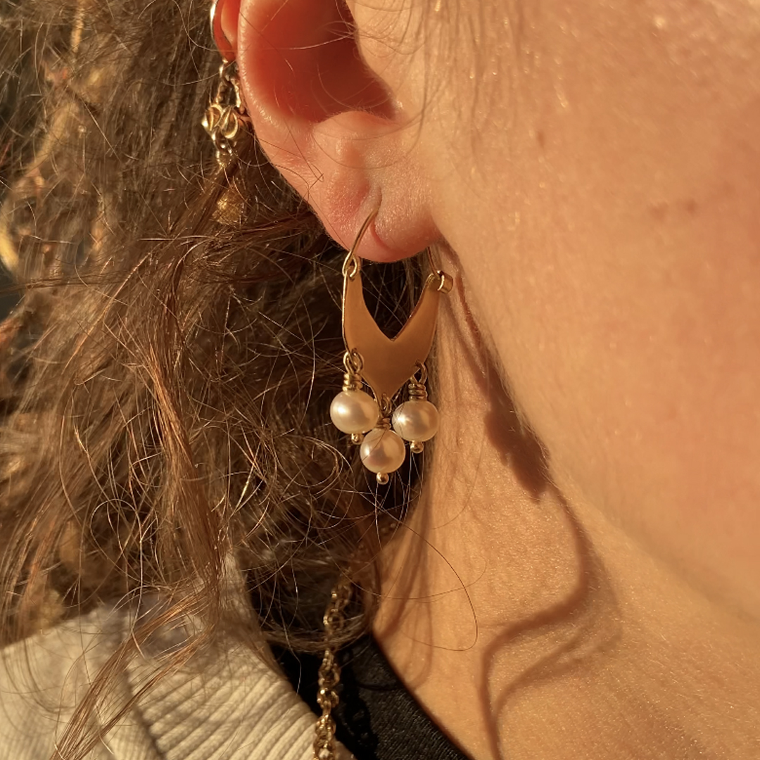 30 Minute Make: Brass Hinge Earrings - The Bench | Cooksongold