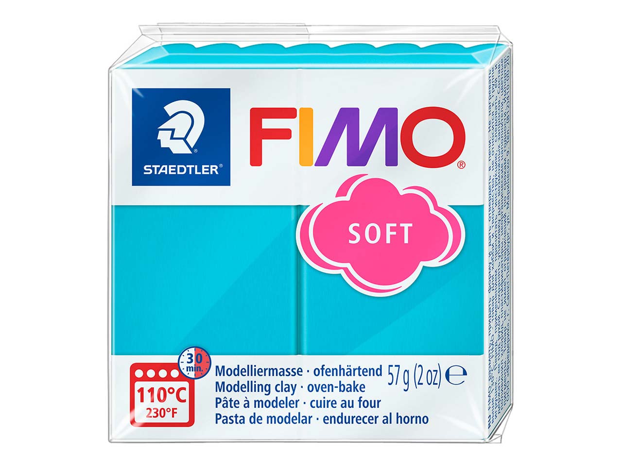 Fimo Colour Block Set, 5 X 57g Blocks - cooksongold.com