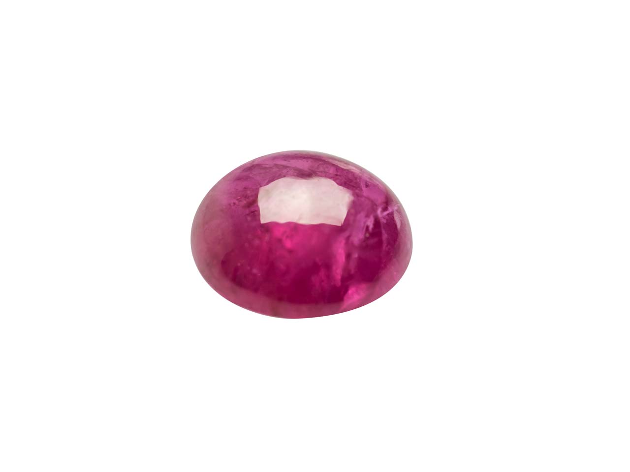 Ruby, Round Cabochon, 4mm - cooksongold.com