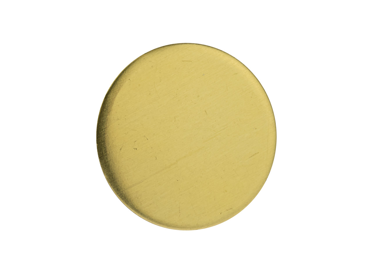 Brass Discs, Round, 15mm (Pack of 6) | Cooksongold - cooksongold.com