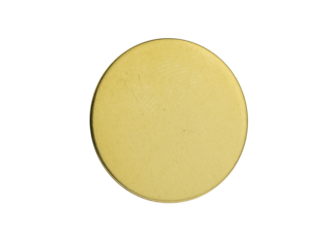 Brass Discs Round Pack of 6, 25mm - cooksongold.com