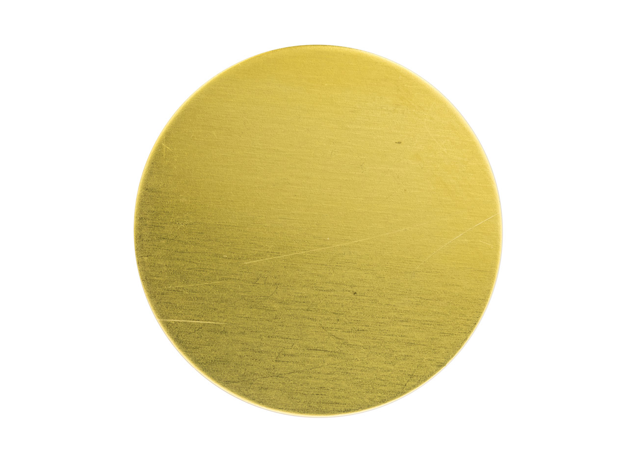 Brass Discs Round Pack of 6, 38mm - cooksongold.com
