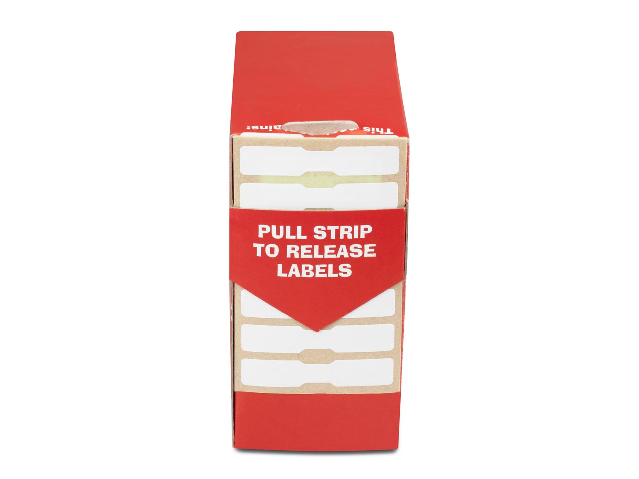 White Dumbbell Jewellery Labels, Box Of 1000, 10mm X 51mm - cooksongold.com