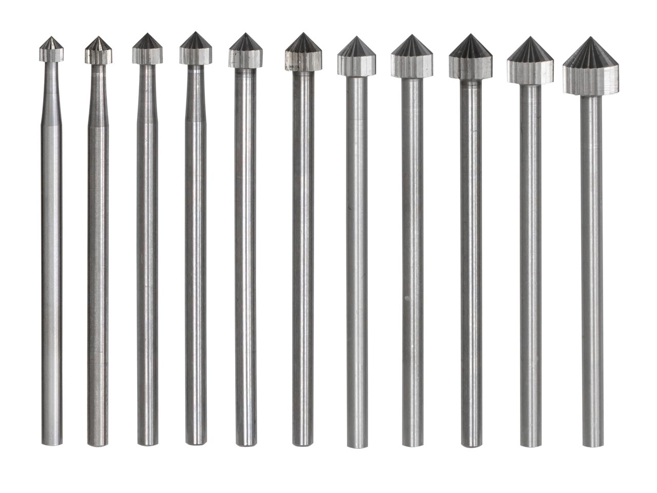 Technique™ Stone Setting Burr Set Of 24, 1.0mm - 5.5mm - cooksongold.com