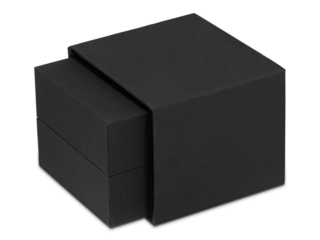 Premium Black Soft Touch Bangle Box - cooksongold.com