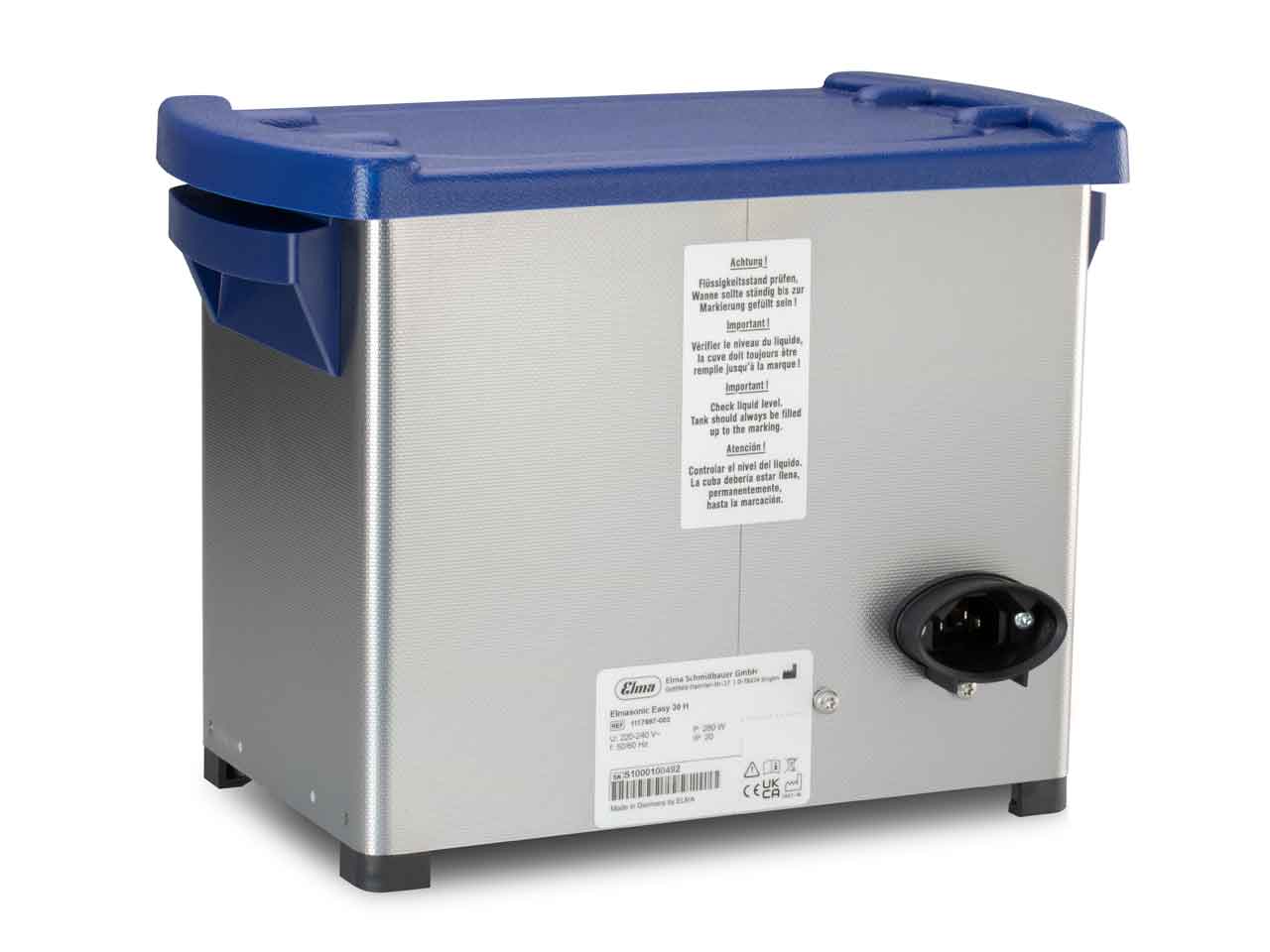 Elma Easy Ultrasonic E30h, 2.75 Litre, With Lid, Entry Level ...