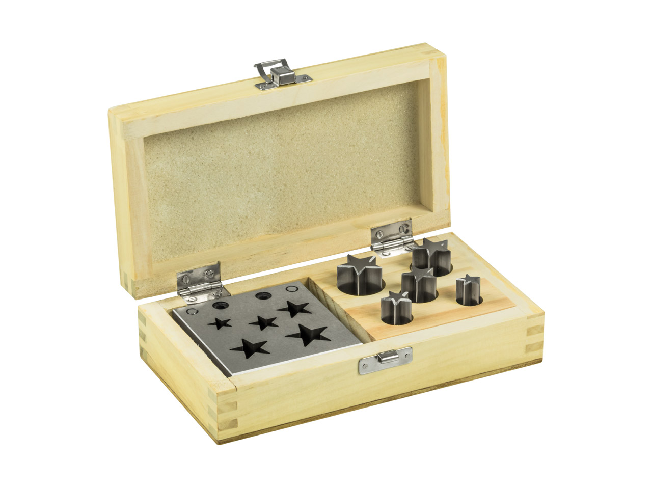 Artisan Star Shape Disc Cutter Set, 5 Sizes - cooksongold.com