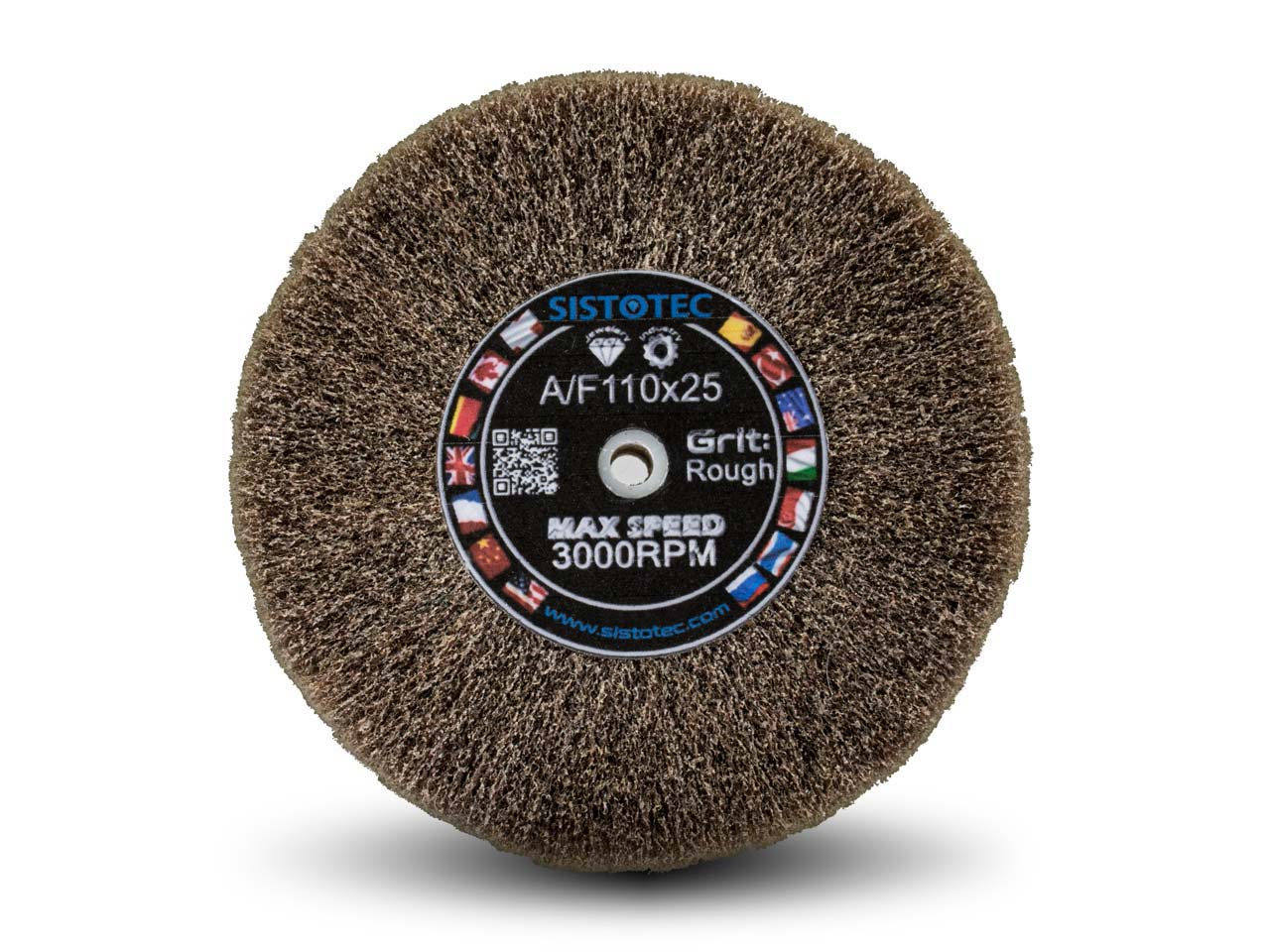 Satin Finish Flap Wheel 60-80 Grit - cooksongold.com