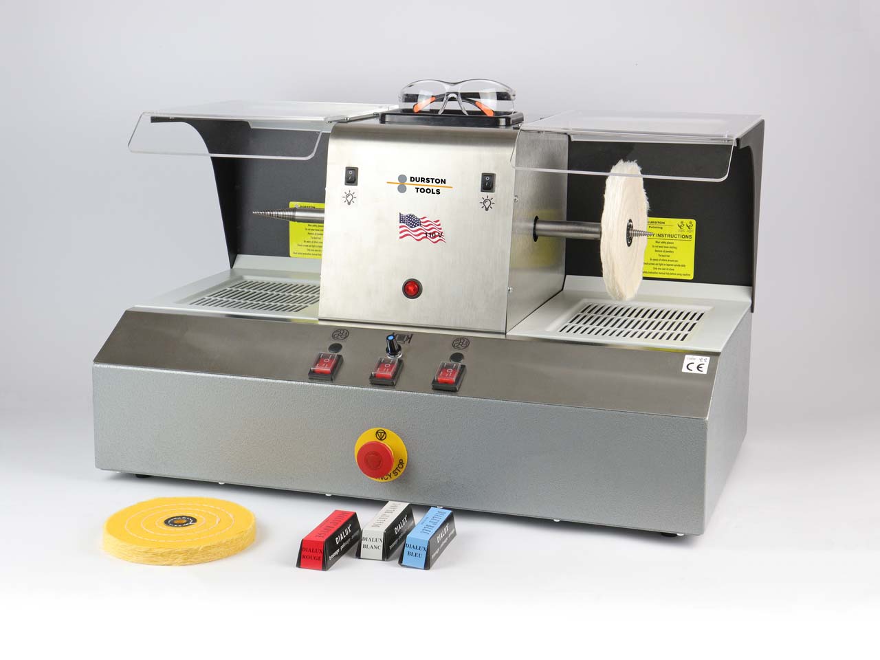 Durston Double Motor Polishing Machine - cooksongold.com