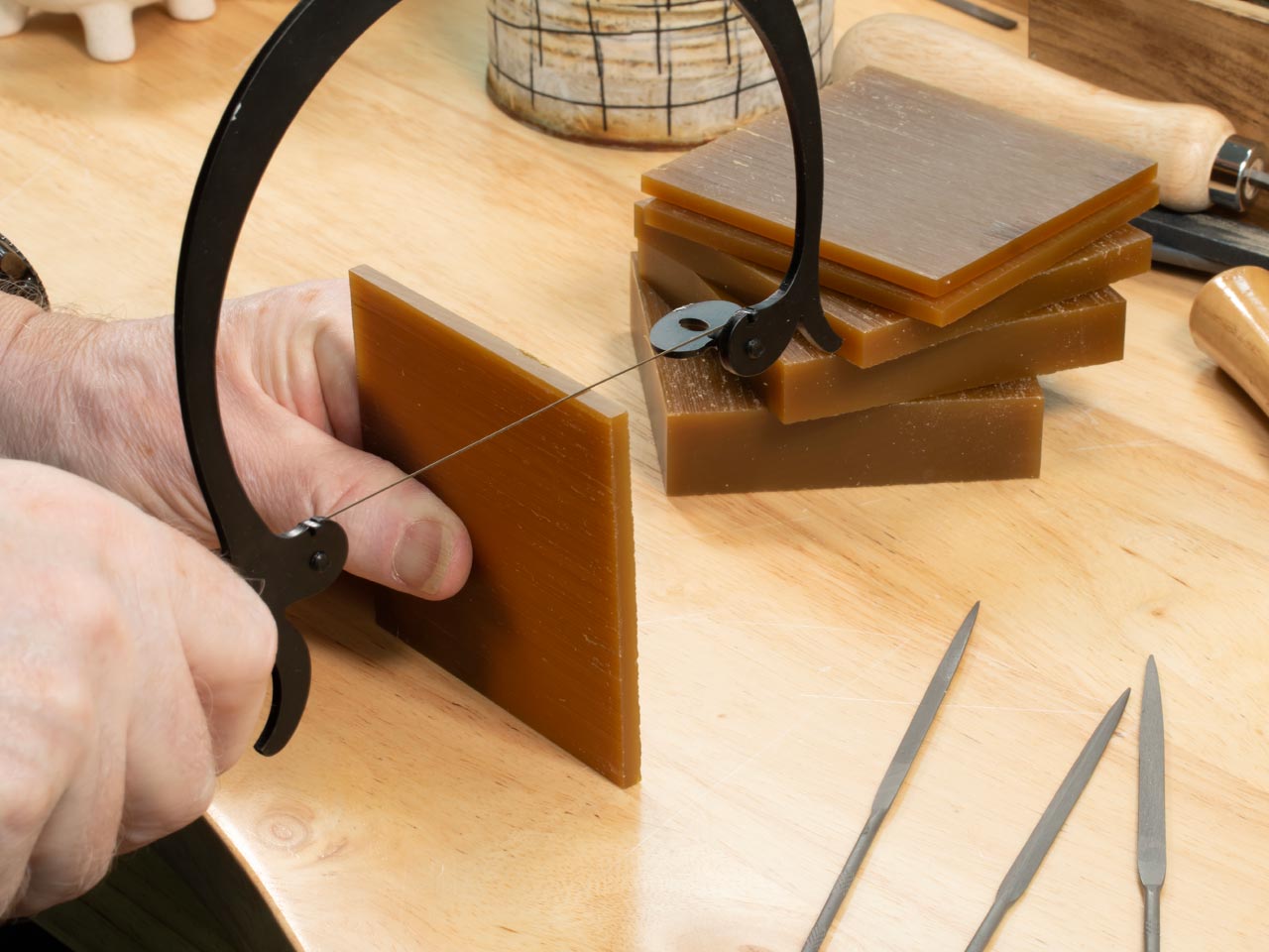 Wolf Wax By Ferris, Gold, Assorted Slices Pack of 6 - cooksongold.com