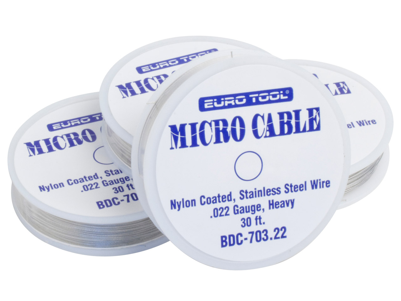 Eurotool Micro Cable Nylon Coated Stainless Steel Wire 0.53mm ...