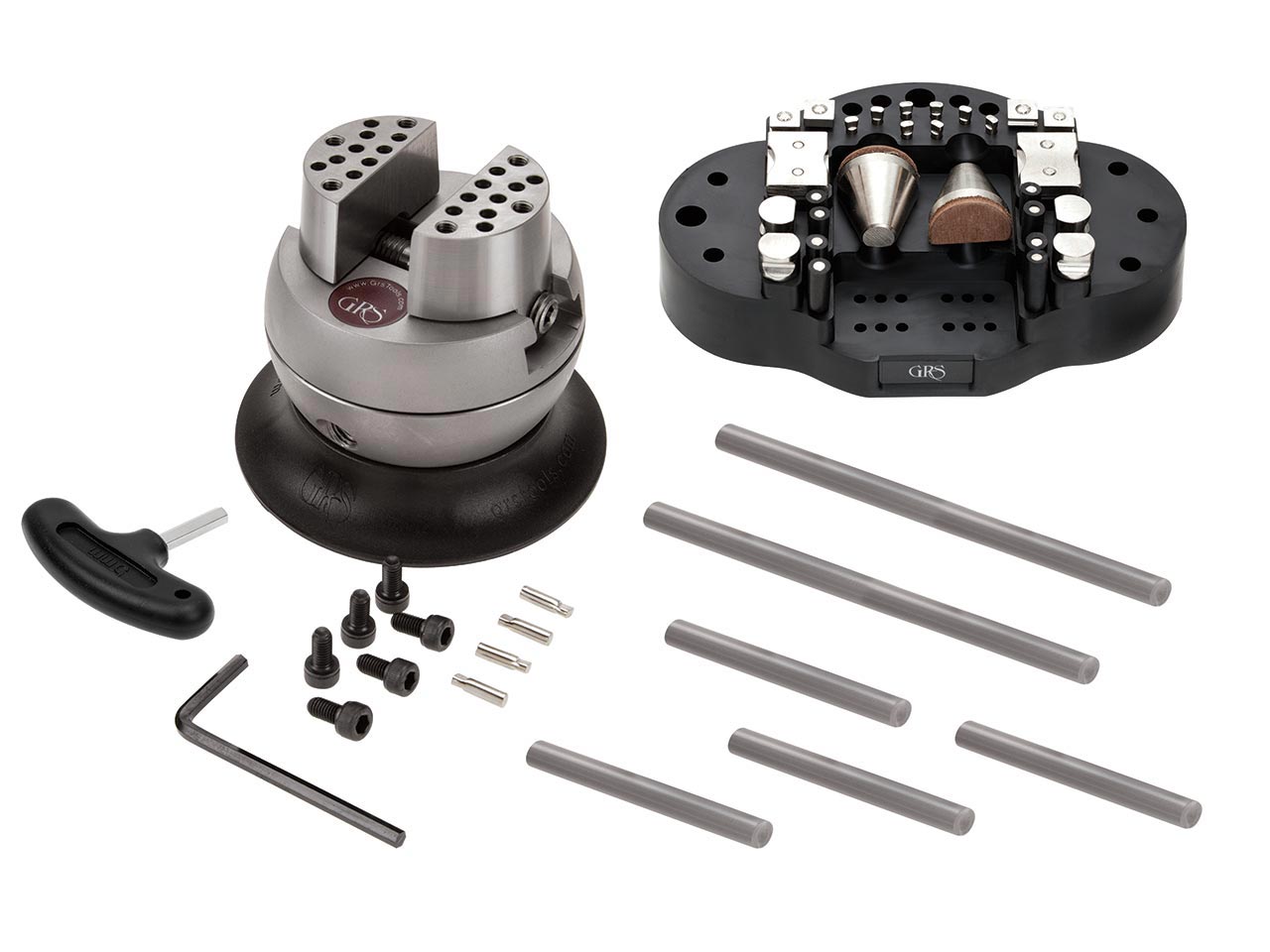 GRS® MicroBlock Workholding Vice With 34 Piece Accessory Set - cooksongold.com