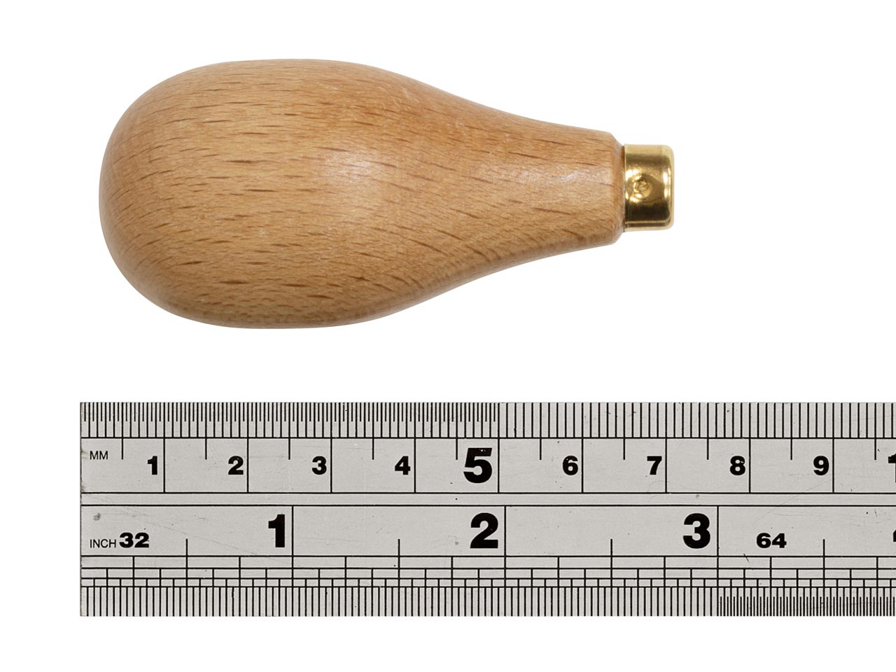 Wooden Handle, Long Pear - cooksongold.com