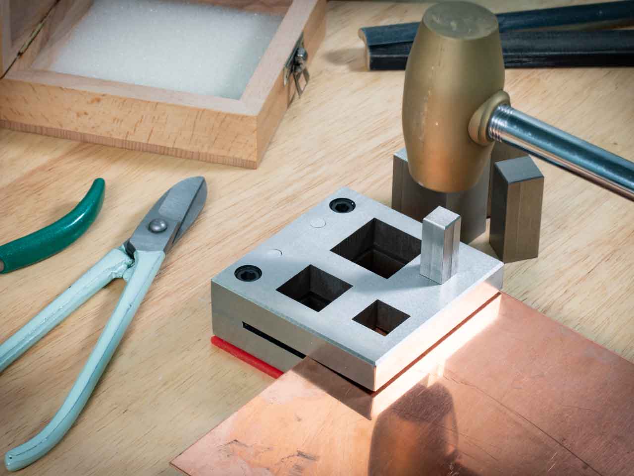 Square Shaped Disc Cutter Set Of 4 From 10mm To 27mm - cooksongold.com