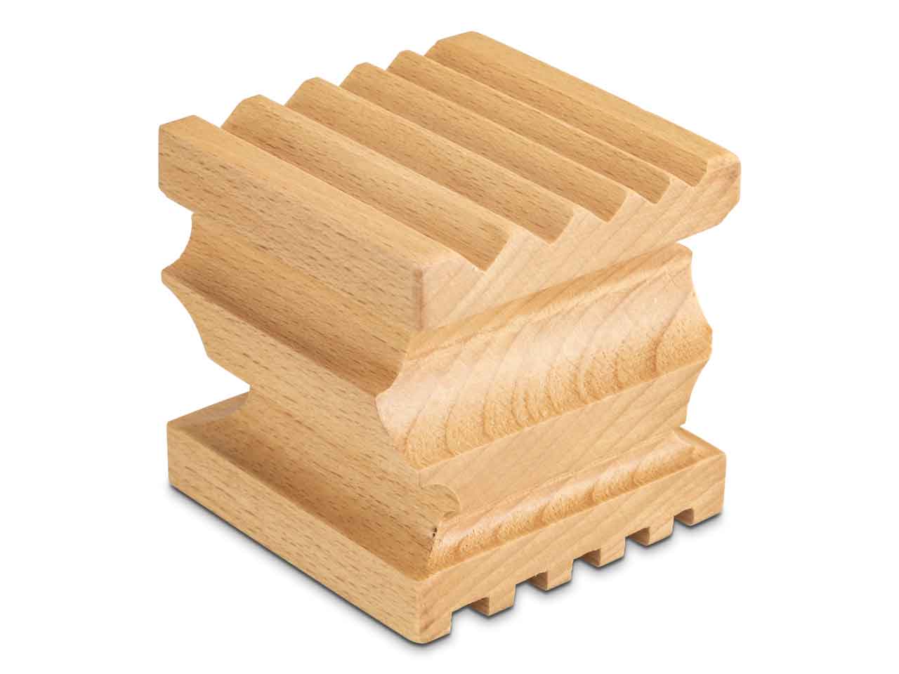 Wooden Swage Block And 14 Shaping Punches - cooksongold.com