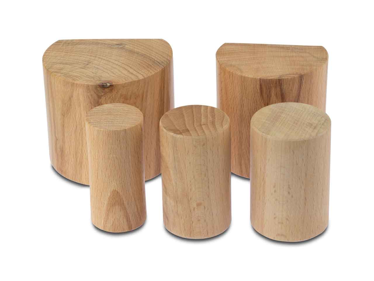 Wooden Bending Swage Block With 5 Wooden Mandrels - cooksongold.com