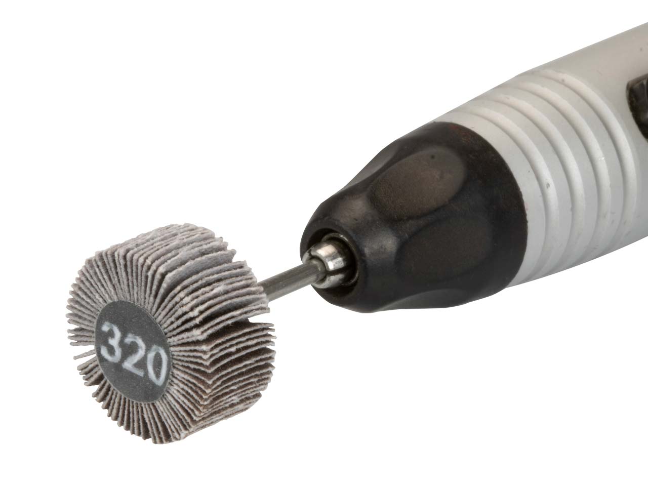 Technique™ Emery Flap Wheel, Square Edge, 320 Grit - cooksongold.com
