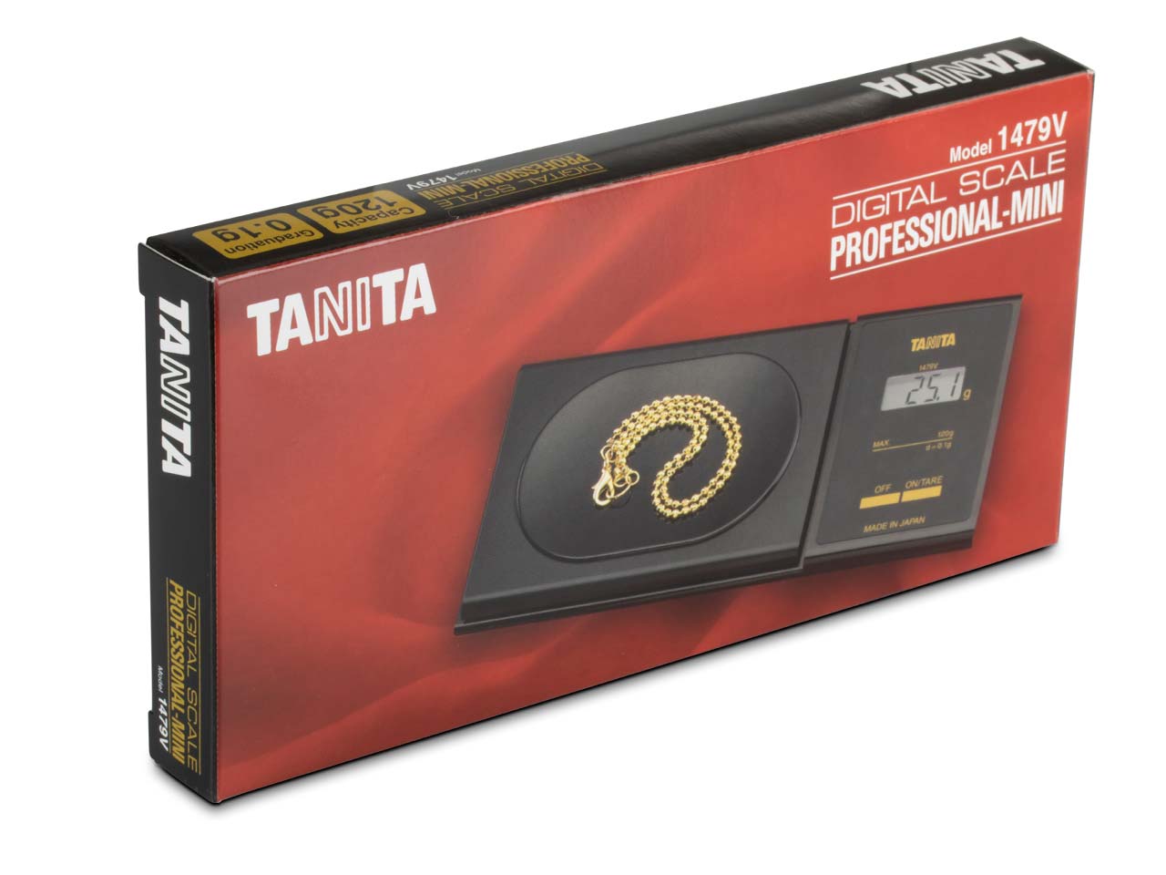 Tanita 1479v Professional Digital Mini Scale 120g X 0.1g - cooksongold.com