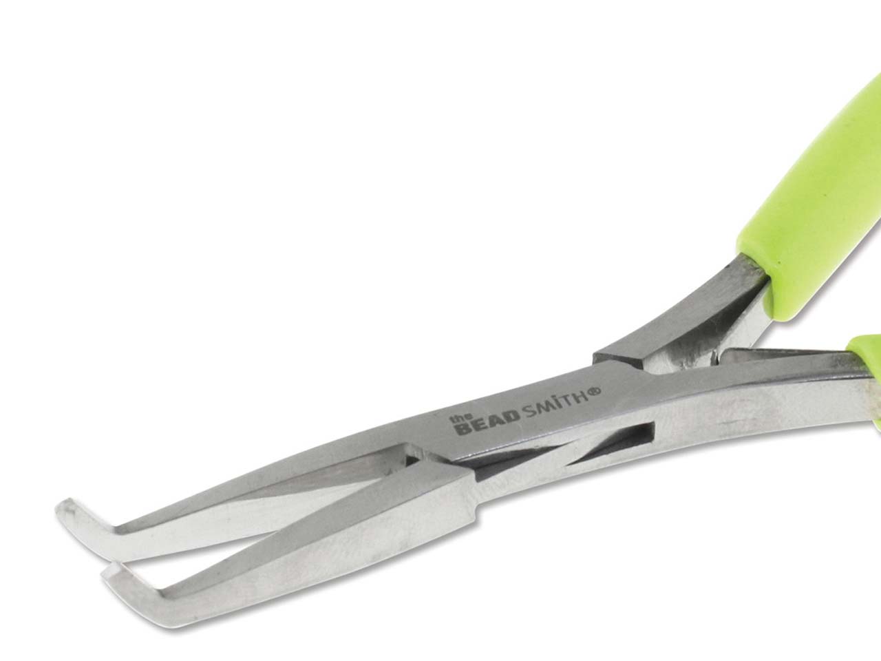 Micro-fine Mini Bent Flat Nose Pliers With Springs 125mm/5 ...