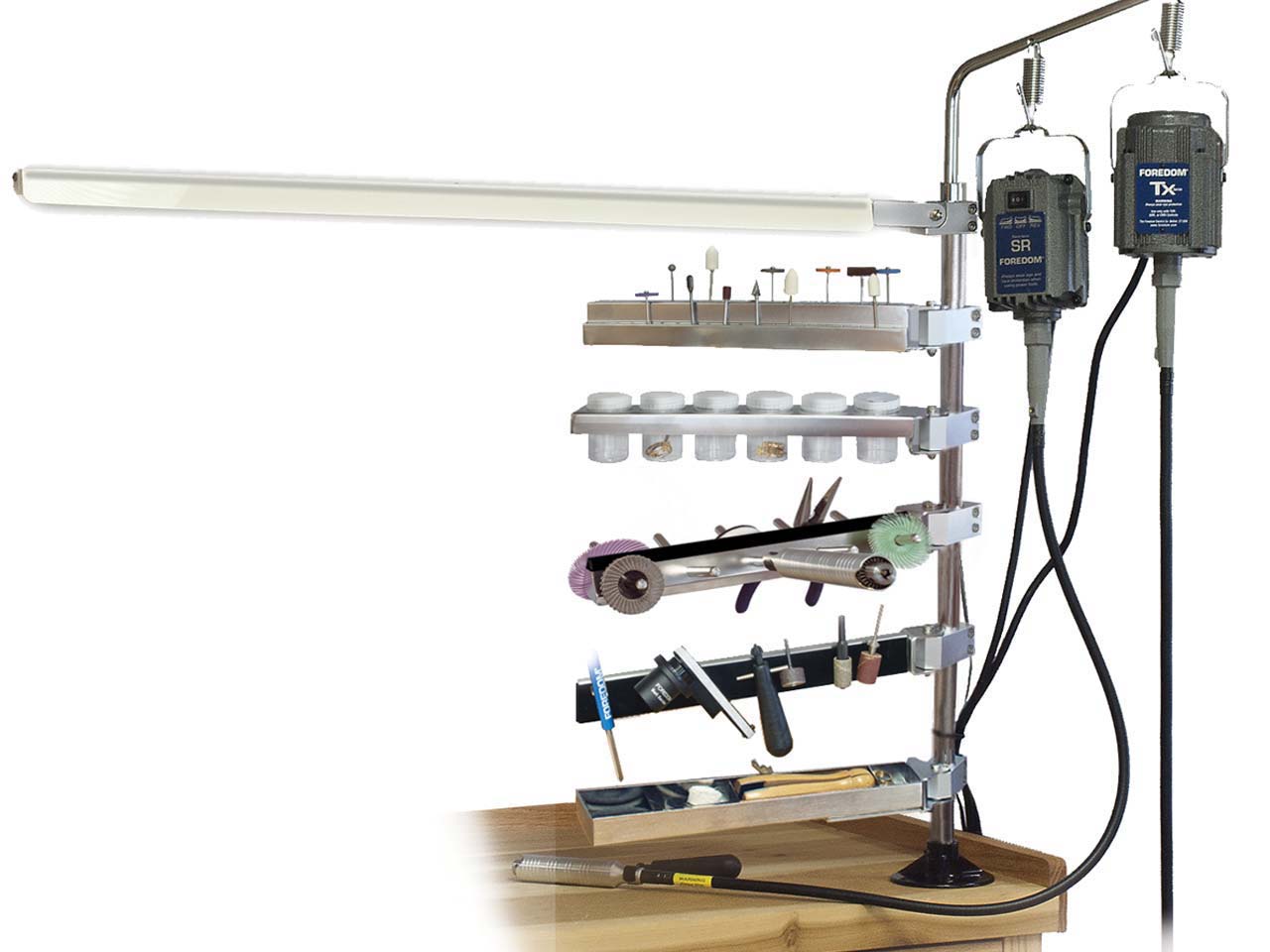 Foredom Burr Holder Arm Workbench System - cooksongold.com