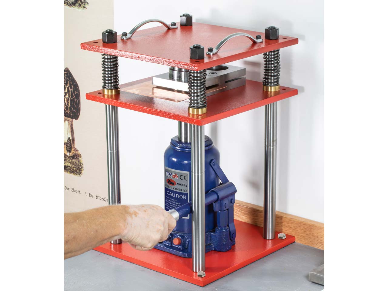 Hydraulic Press For Disc Cutter 20 Tonne | Cooksongold | Jewellery ...