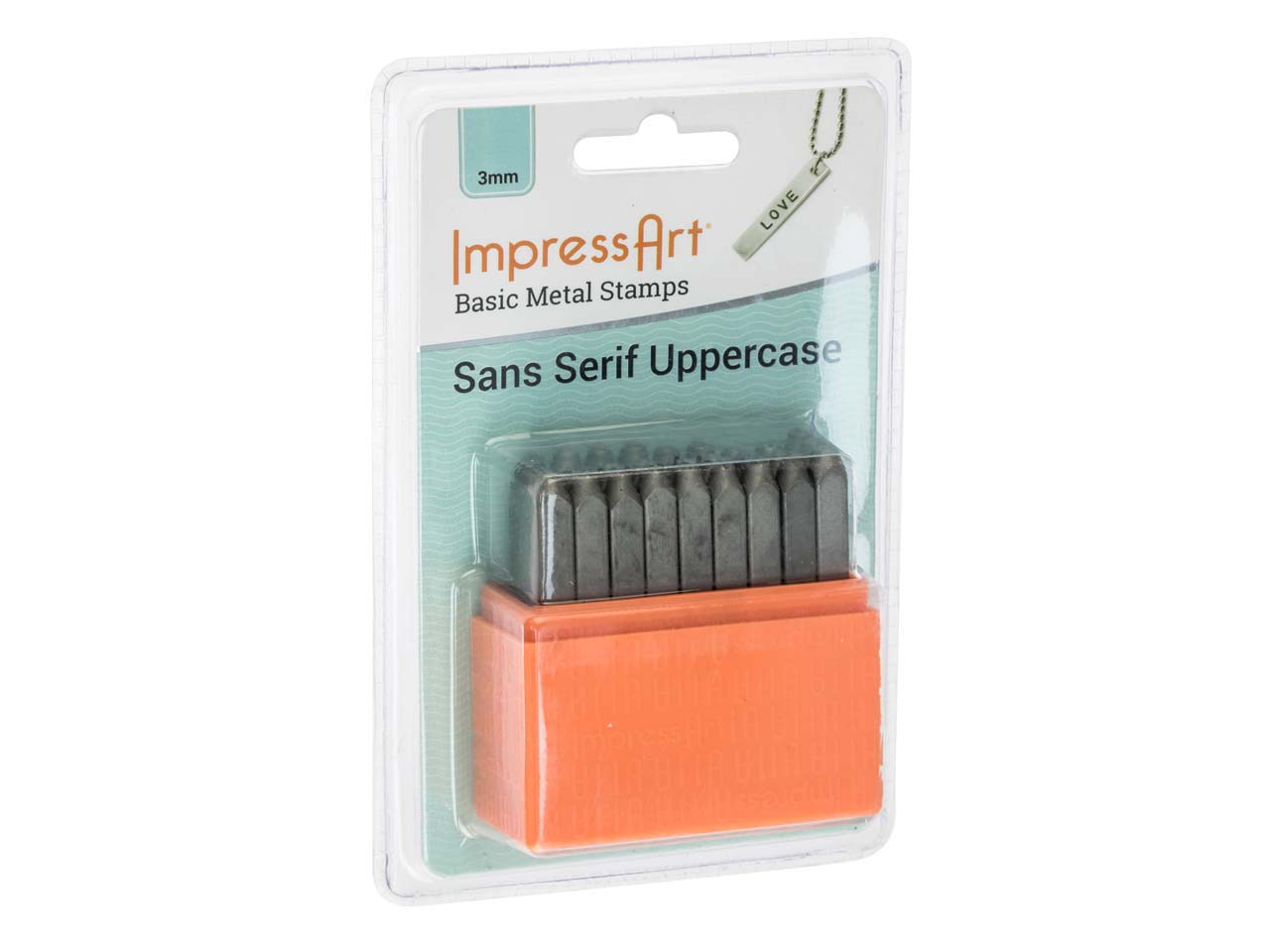 ImpressArt Basic Letter Stamp Set Uppercase 3mm - cooksongold.com