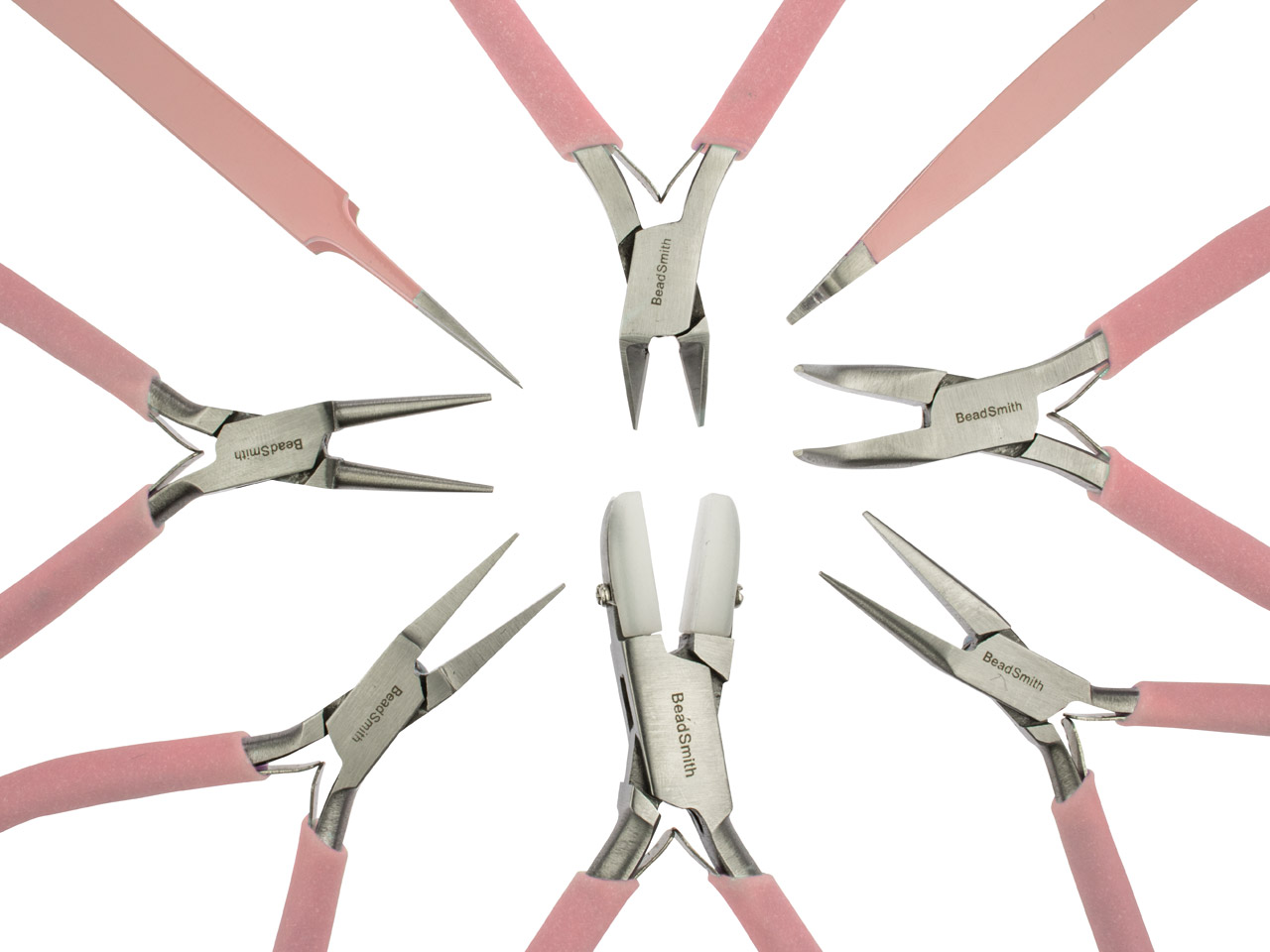 Beadsmith Beaders Tool Kit In Bubblegum Pink Colour - cooksongold.com