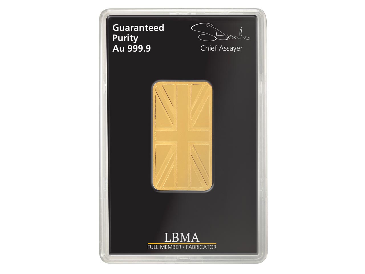 Fine Gold Bar 1 Oz 31.1gm Stamped UK Design With A Serial Number And ...