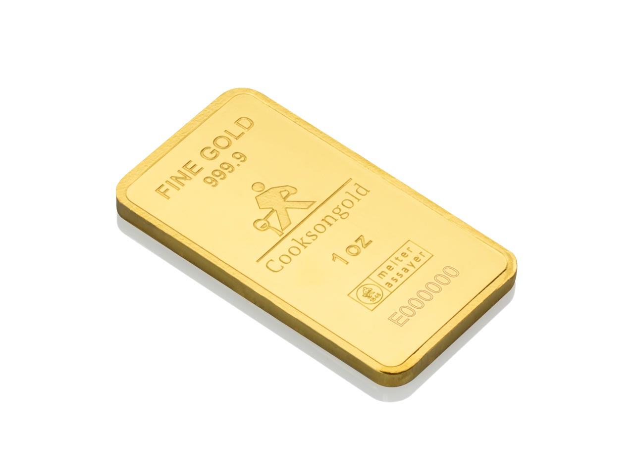 Fine Gold Bar 1 Oz 31.1gm Stamped UK Design With A Serial Number And ...