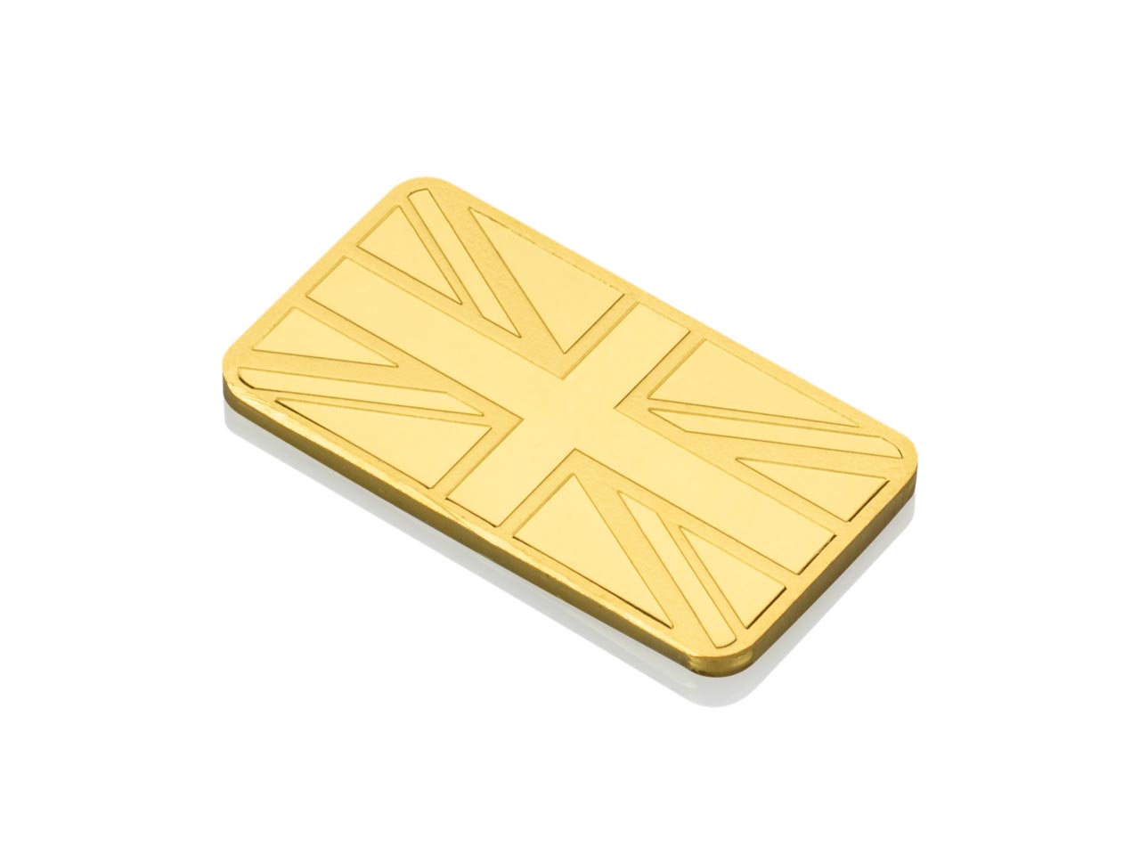 Fine Gold Bar 1 Oz 31.1gm Stamped UK Design With A Serial Number And ...