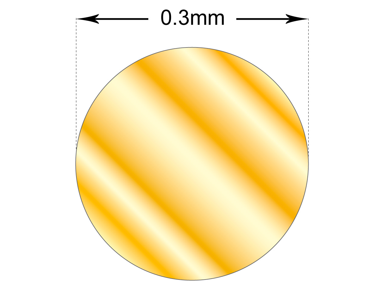 9ct Yellow Gold Round Wire 0.30mm, 100% Recycled Gold | Cooksongold ...