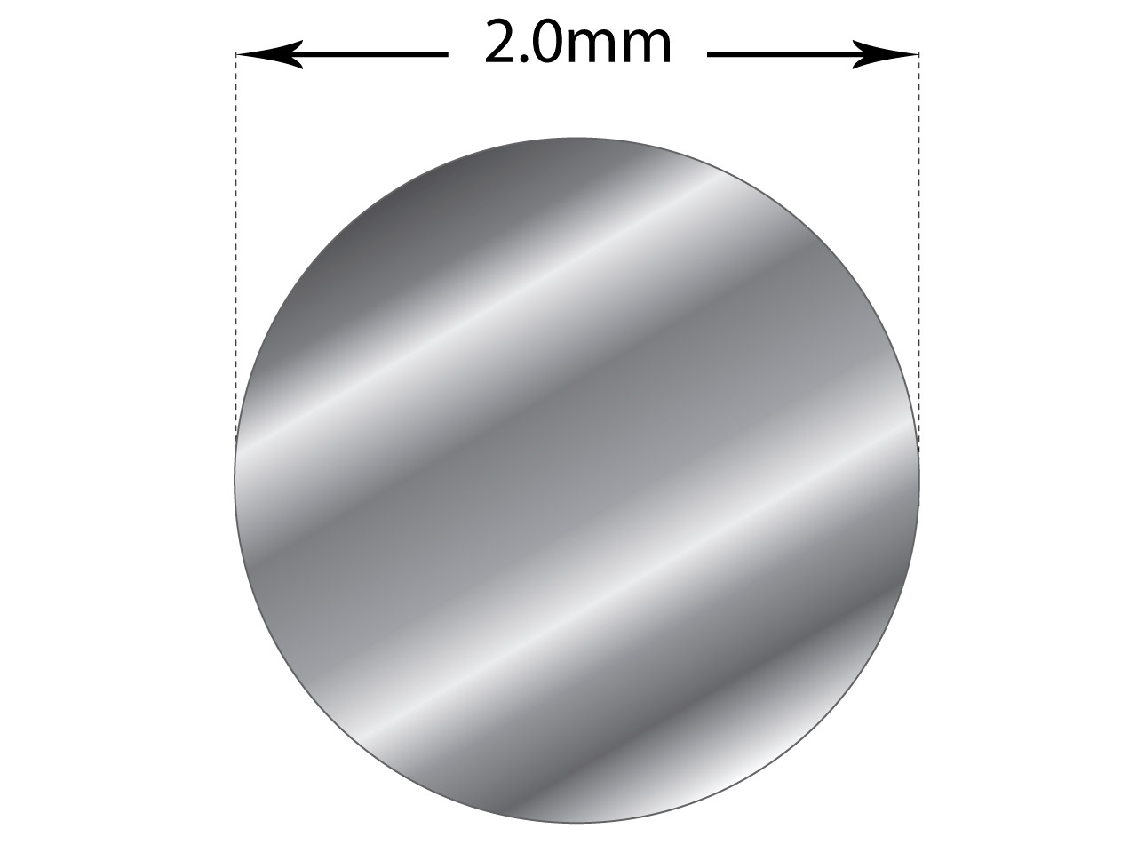 Sterling Silver Round Wire 2.00mm | Cooksongold | Jewellery Making Supplies