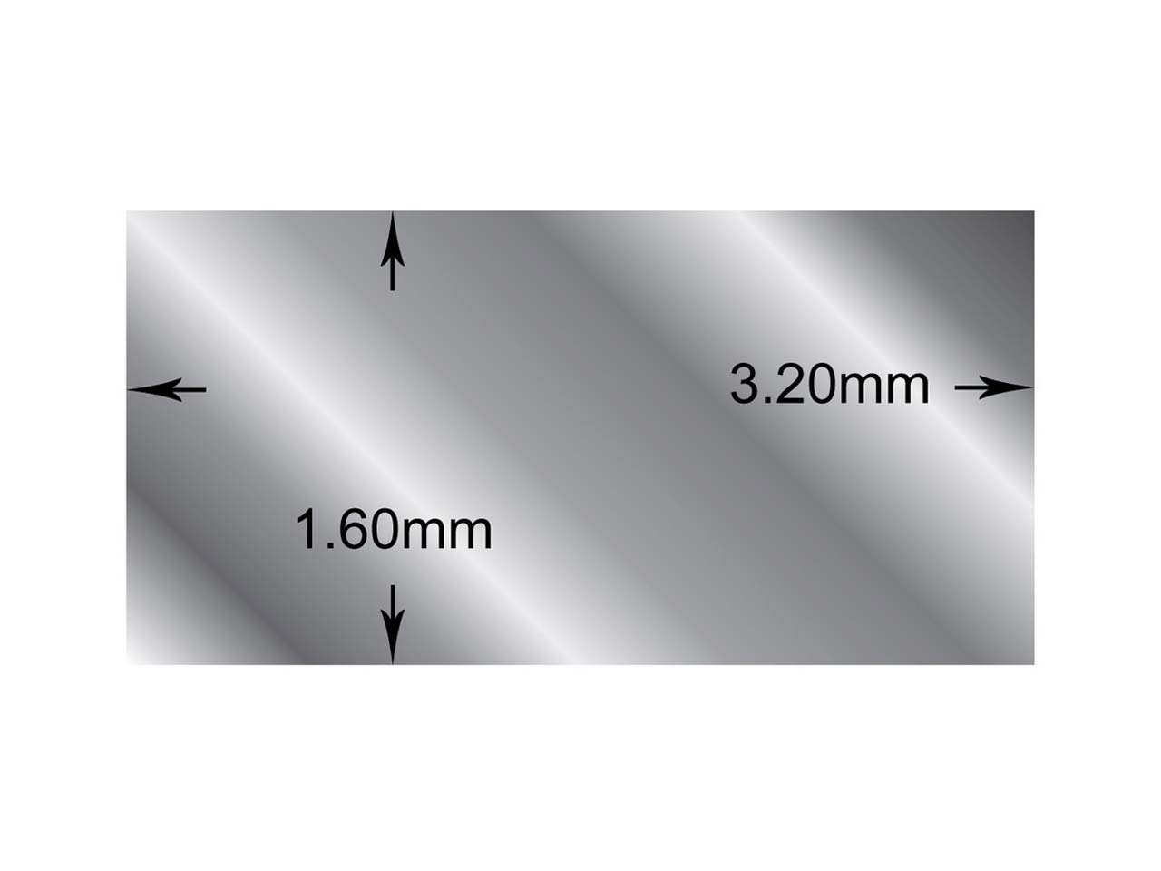 Argentium 940 Silver Rectangular Wire 3.2mm X 1.6mm | Cooksongold ...