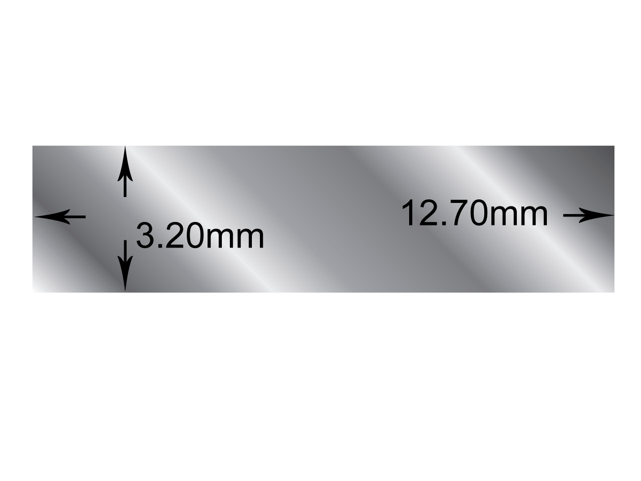 Sterling Silver Rectangular Wire 12.7mm X 3.2mm Fully Annealed, 100% ...