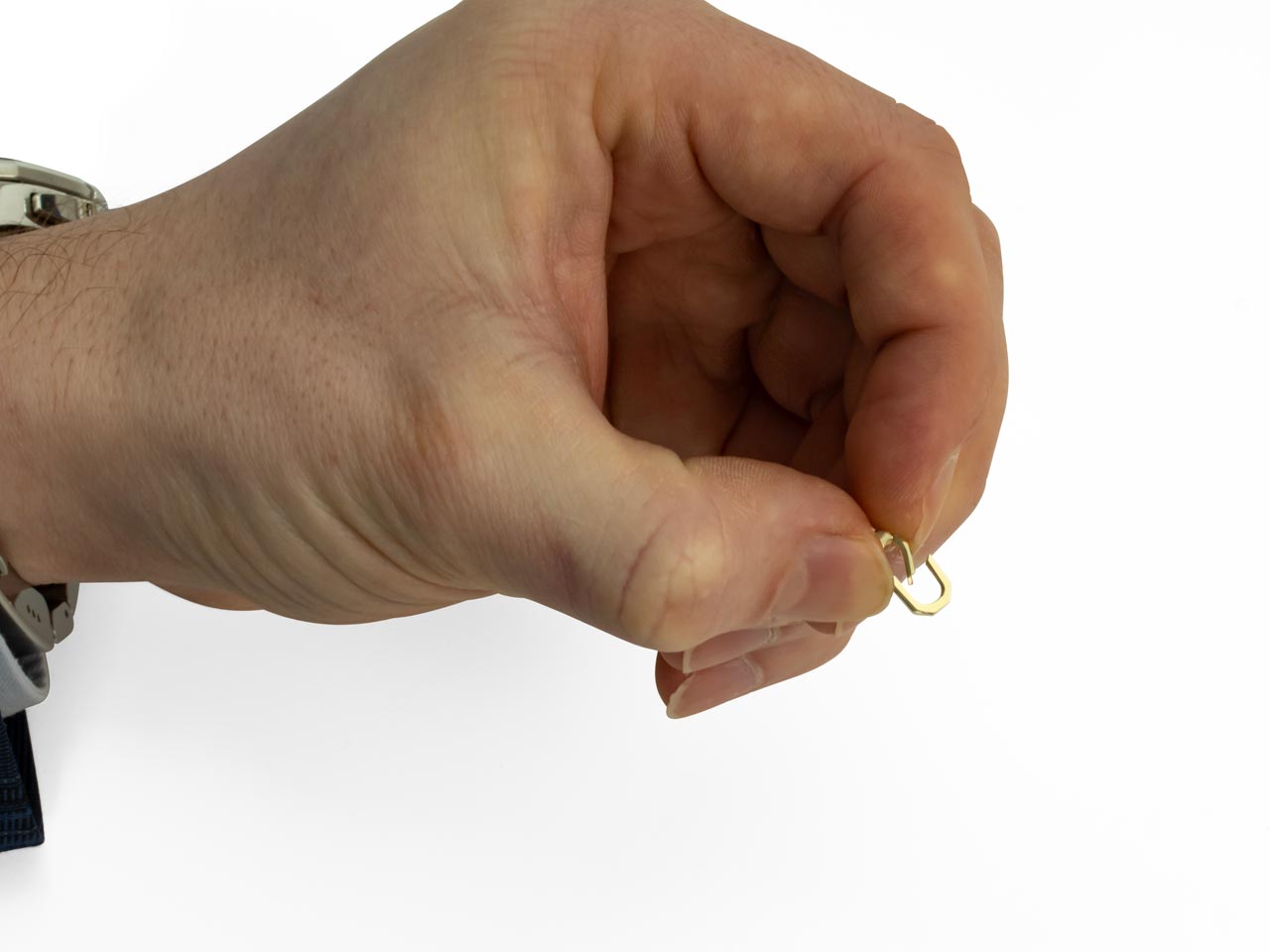 9ct Yellow Gold Oval Spring Gate Clasp 6x12mm - cooksongold.com