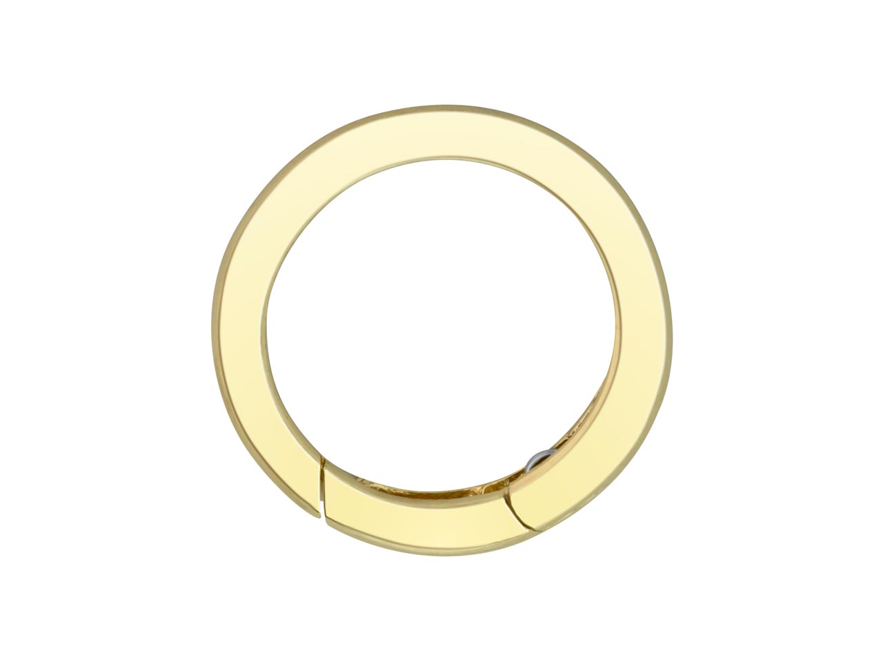 9ct Yellow Gold Round Spring Gate Clasp 16mm | Cooksongold | Jewellery ...