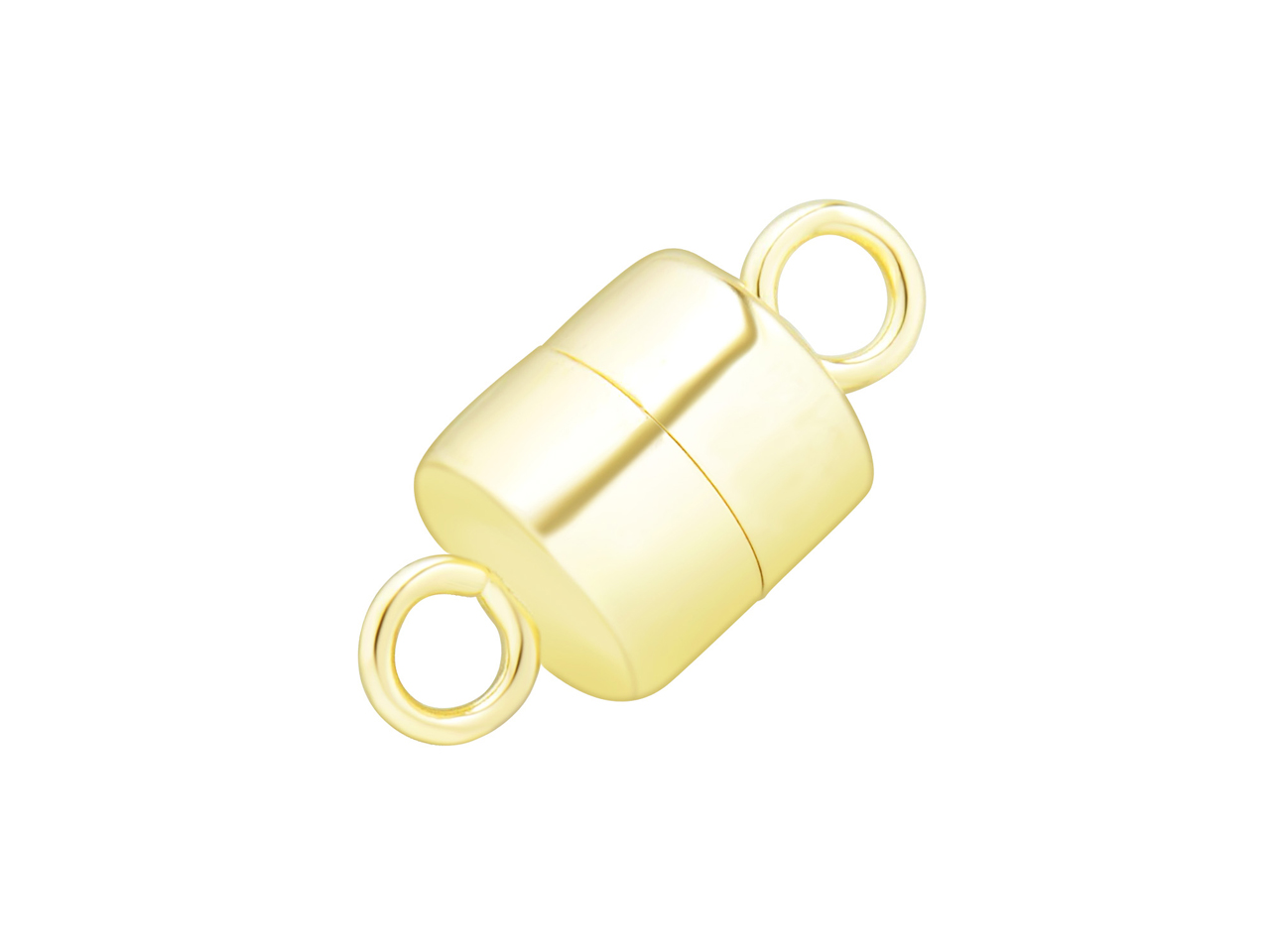 9ct Yellow Gold Magnetic Clasp Round 4.5mm - cooksongold.com
