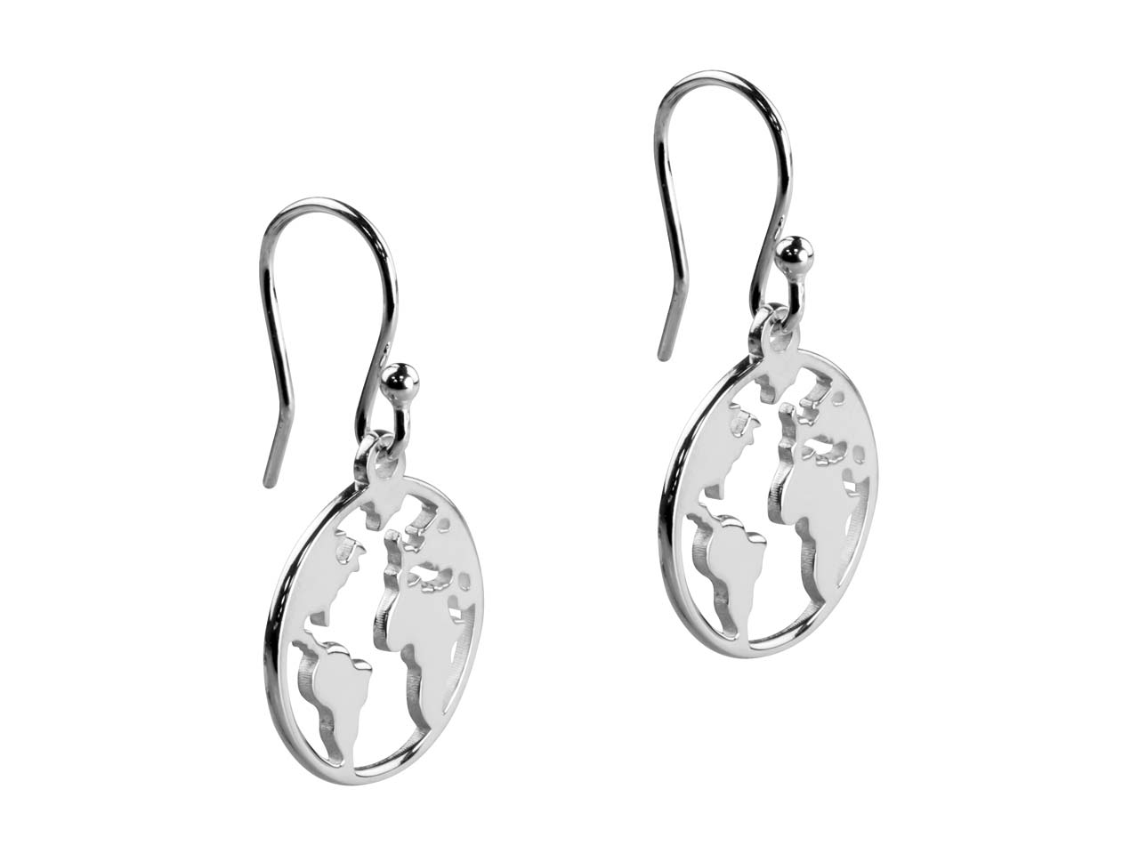 Sterling Silver World Map 15mm | Cooksongold | Jewellery Making Supplies