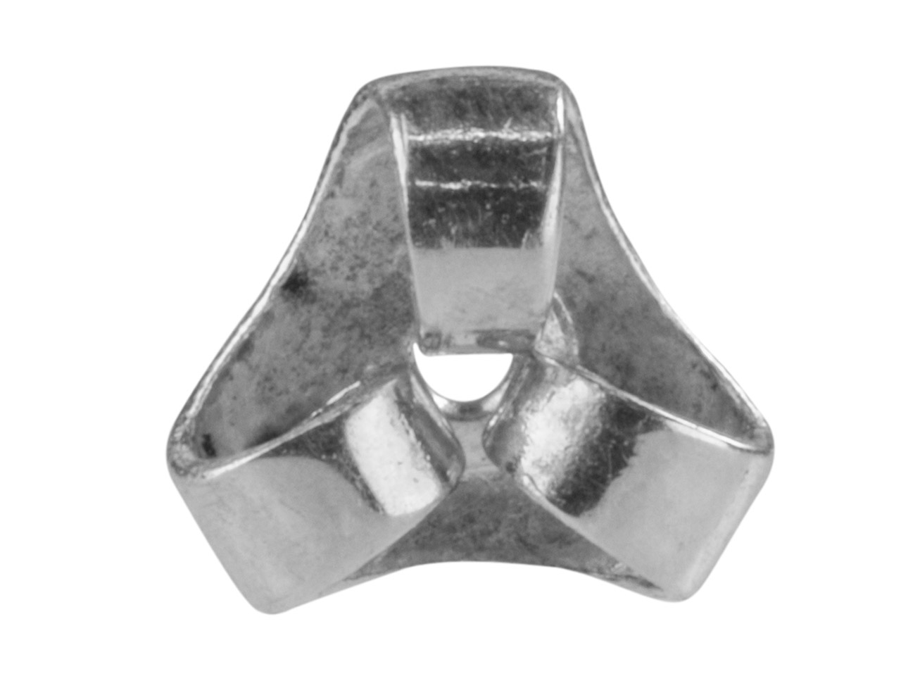 Sterling Silver Support Scroll Triangular Pack of 20 - cooksongold.com