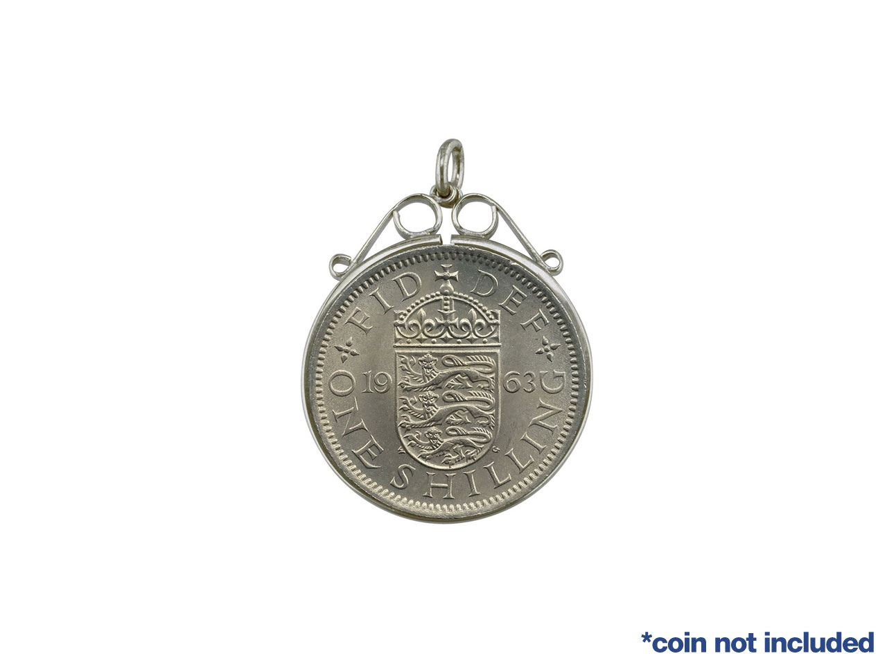 925 Sterling Silver Coin Mounts British for Pendants Necklaces Pre ...