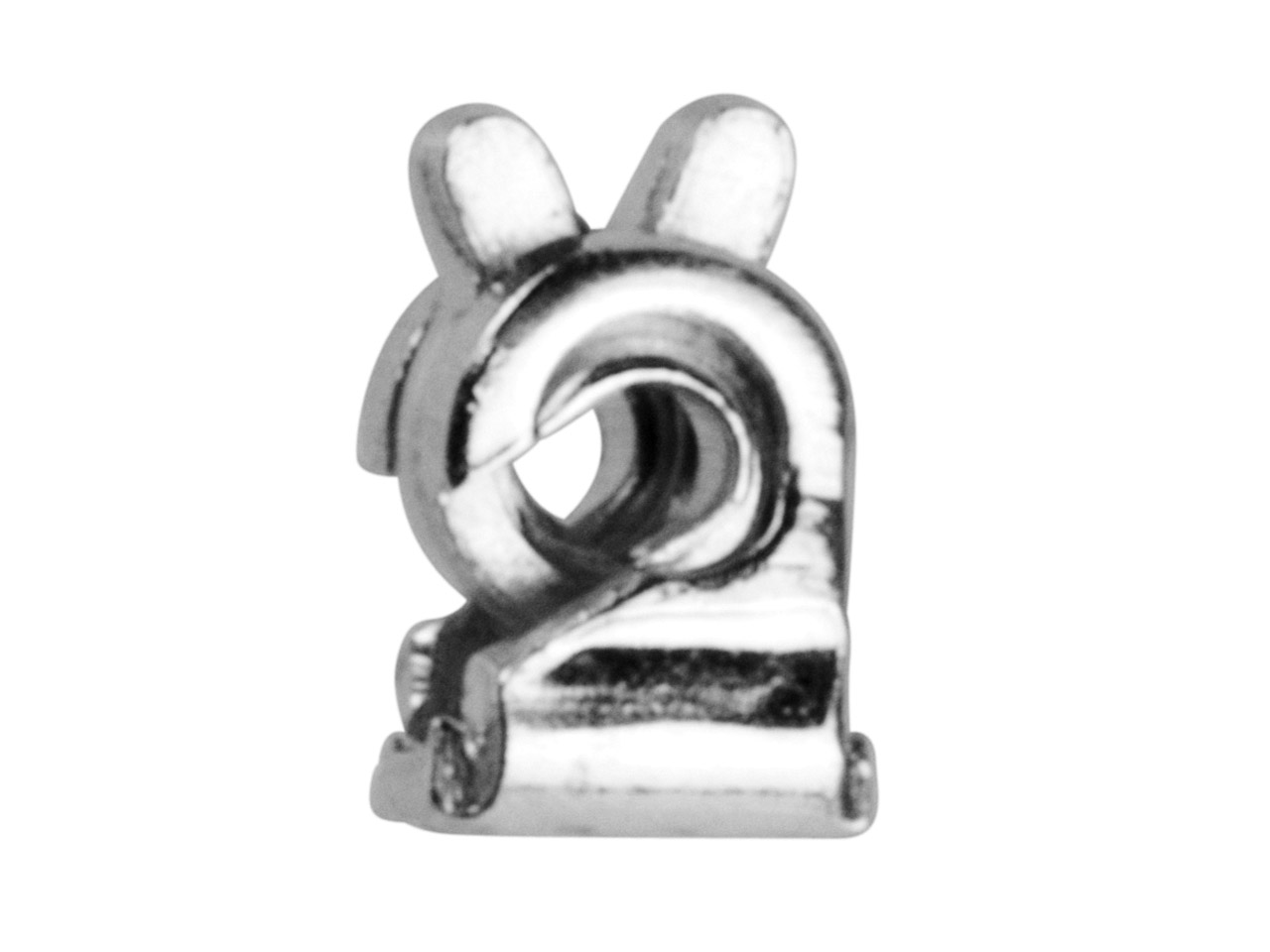 Sterling Silver Revolver Safety Catch - cooksongold.com