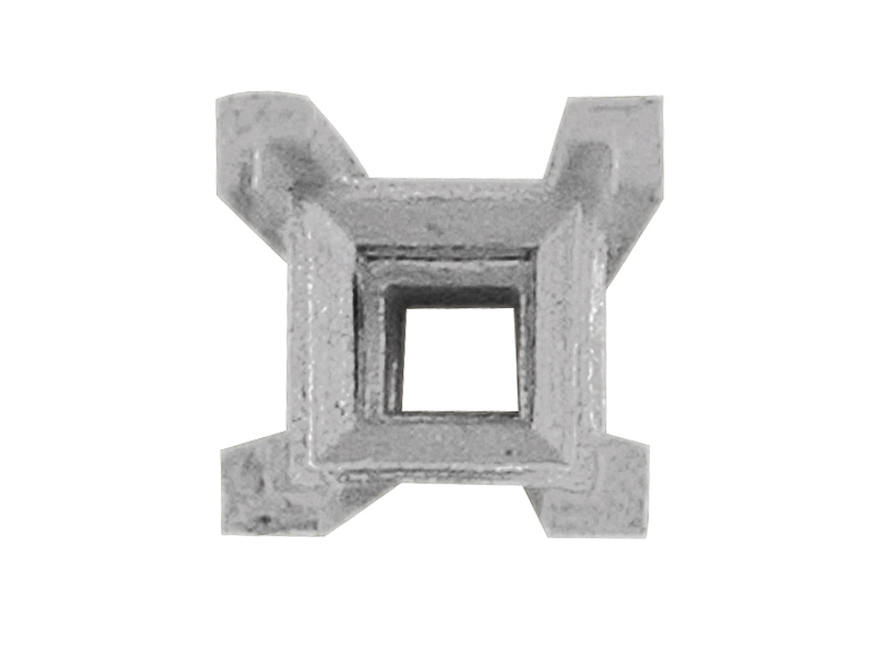 Platinum Square 4 Claw 3.5mm Setting - cooksongold.com