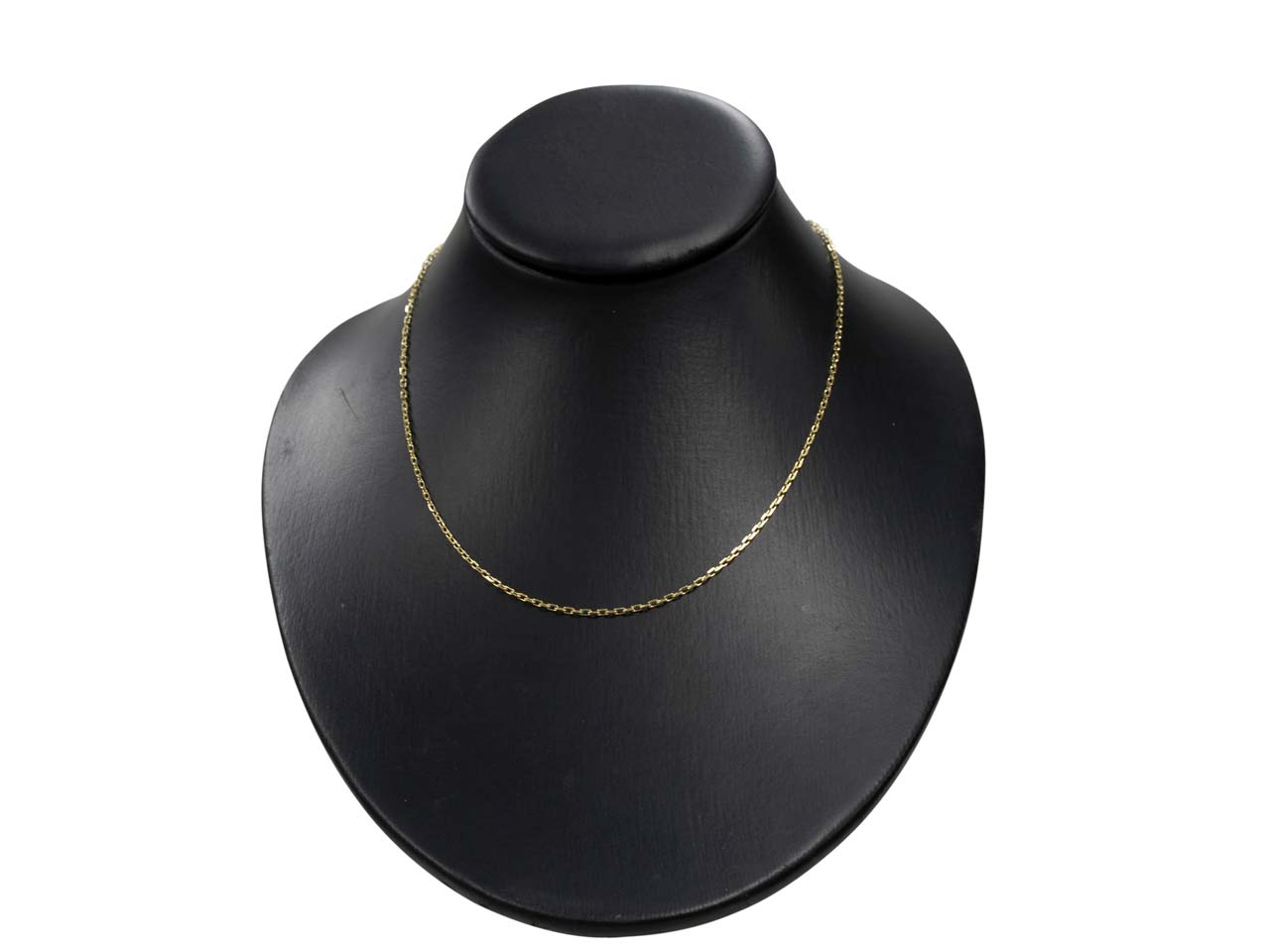 9ct Yellow Gold 2.0mm Square Diamond Cut Belcher Chain 18"/45cm ...