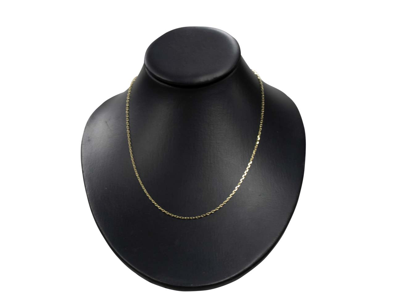 9ct Yellow Gold 2.0mm Square Diamond Cut Belcher Chain 20"/50cm ...