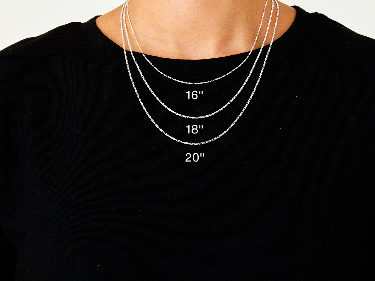 Sterling Silver 1.5mm Rope Chain 20"/50cm Unhallmarked 100% Recycled ...