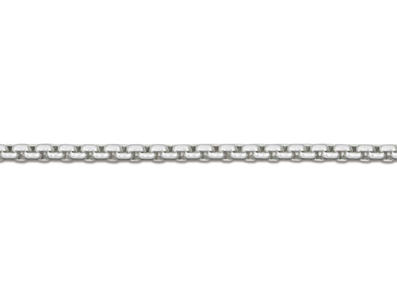 Sterling Silver 1.3mm Rounded Box Chain 16"/40cm Unhallmarked ...