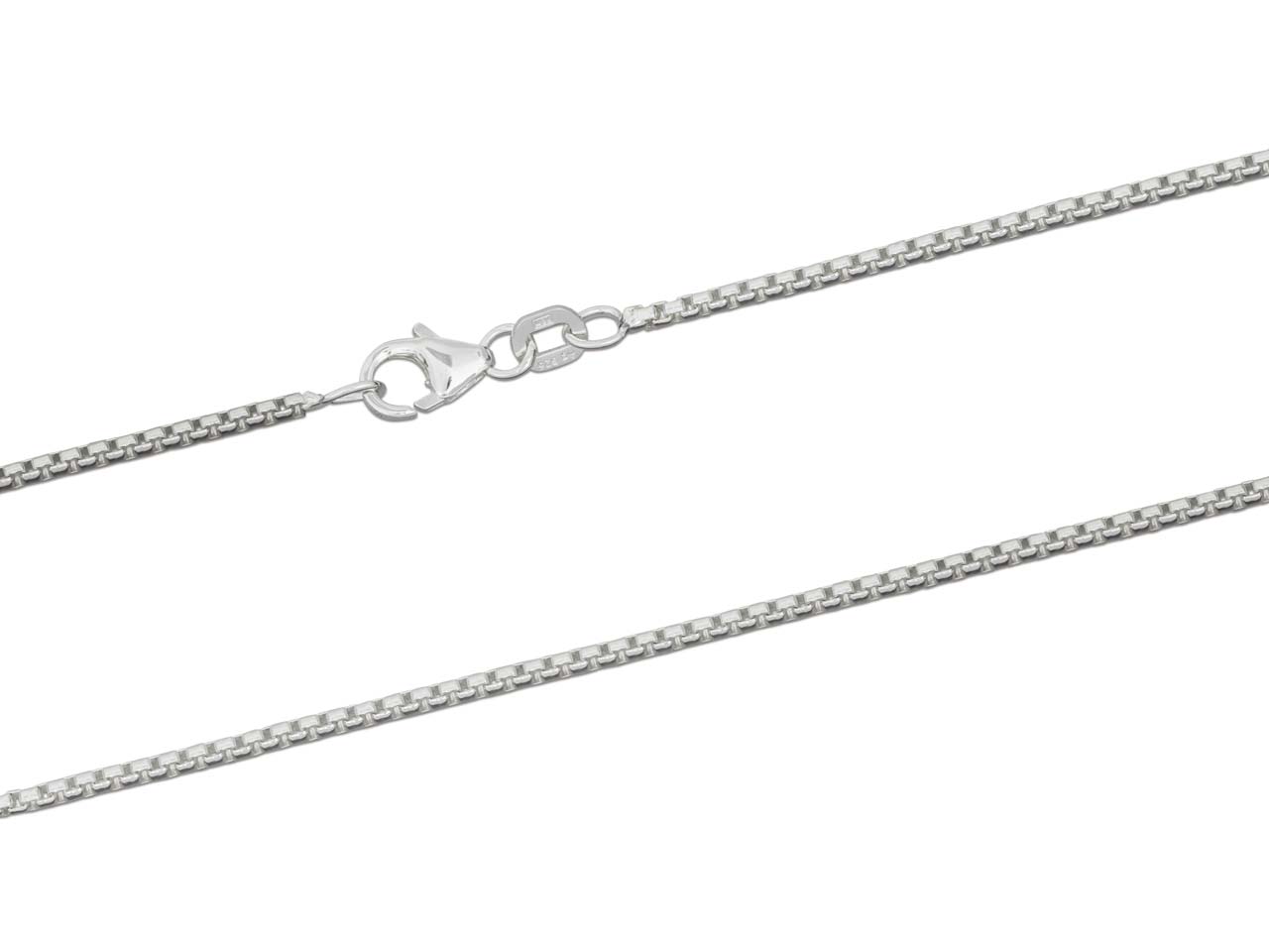 Sterling Silver 1.6mm Rounded Box Chain 18"/45cm Unhallmarked ...