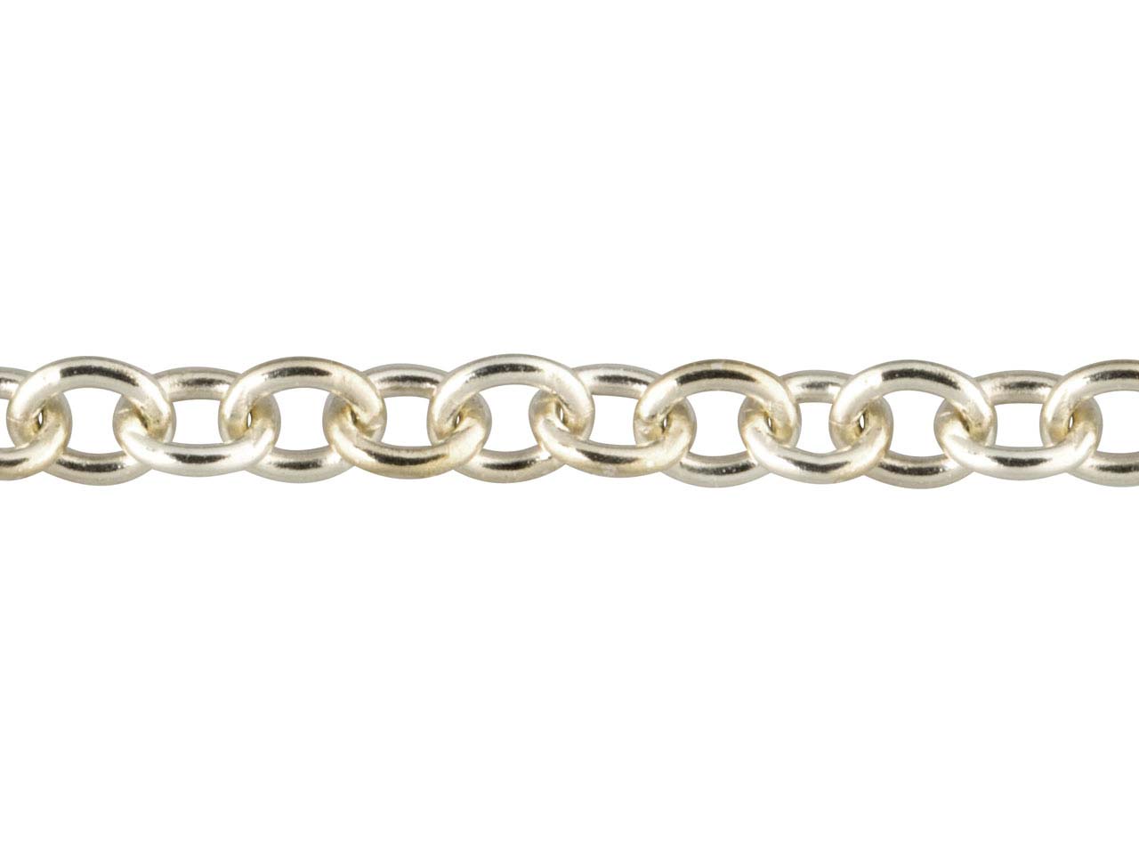 9ct White Gold 1.9mm Loose Trace Chain - cooksongold.com