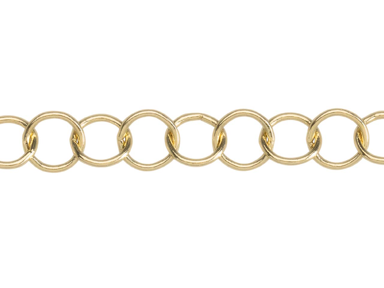 18ct Yellow Gold 4.8mm Round Trace Chain Loose Unhallmarked ...
